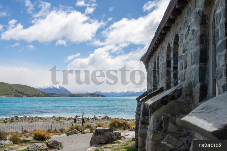 TS240102 Church of the Good Shepherd and Lake Tekapo by James Stonley ...