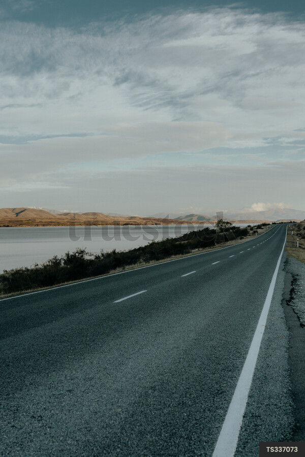 Queenstown Rural Road by Liz Robson - Truestock