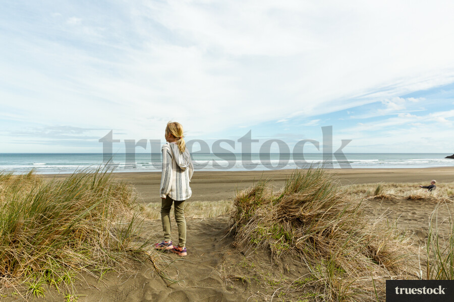 Young Girl on Beach by David Marano - Truestock